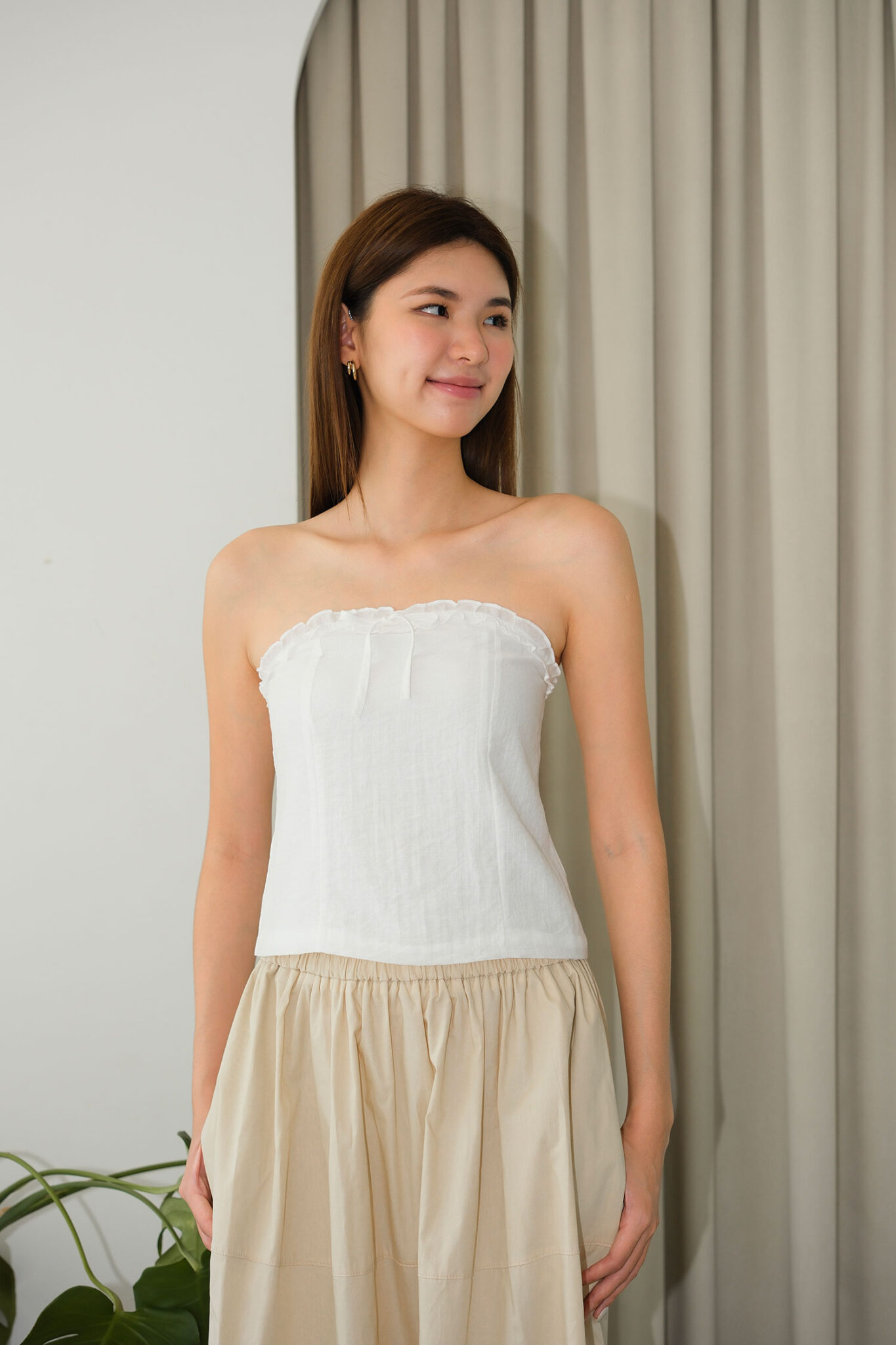 Zipper Tupe Top - Tapas Fashion